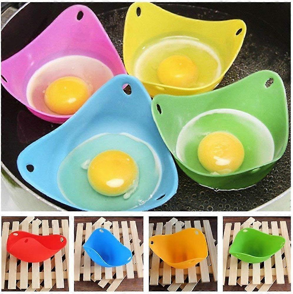Silicone Egg Poacher Cups Set Of 6 Cooking Perfect Poached Eggs | Fruugo UK