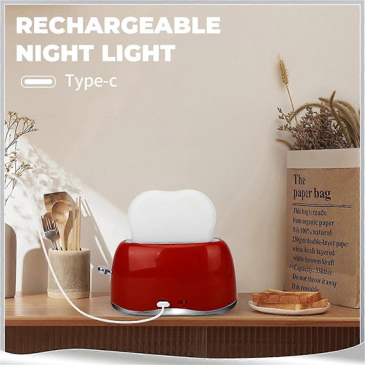 Retro Decor Toaster Lamp,Retro Toaster Shape Desk Decoration Gifts for ...