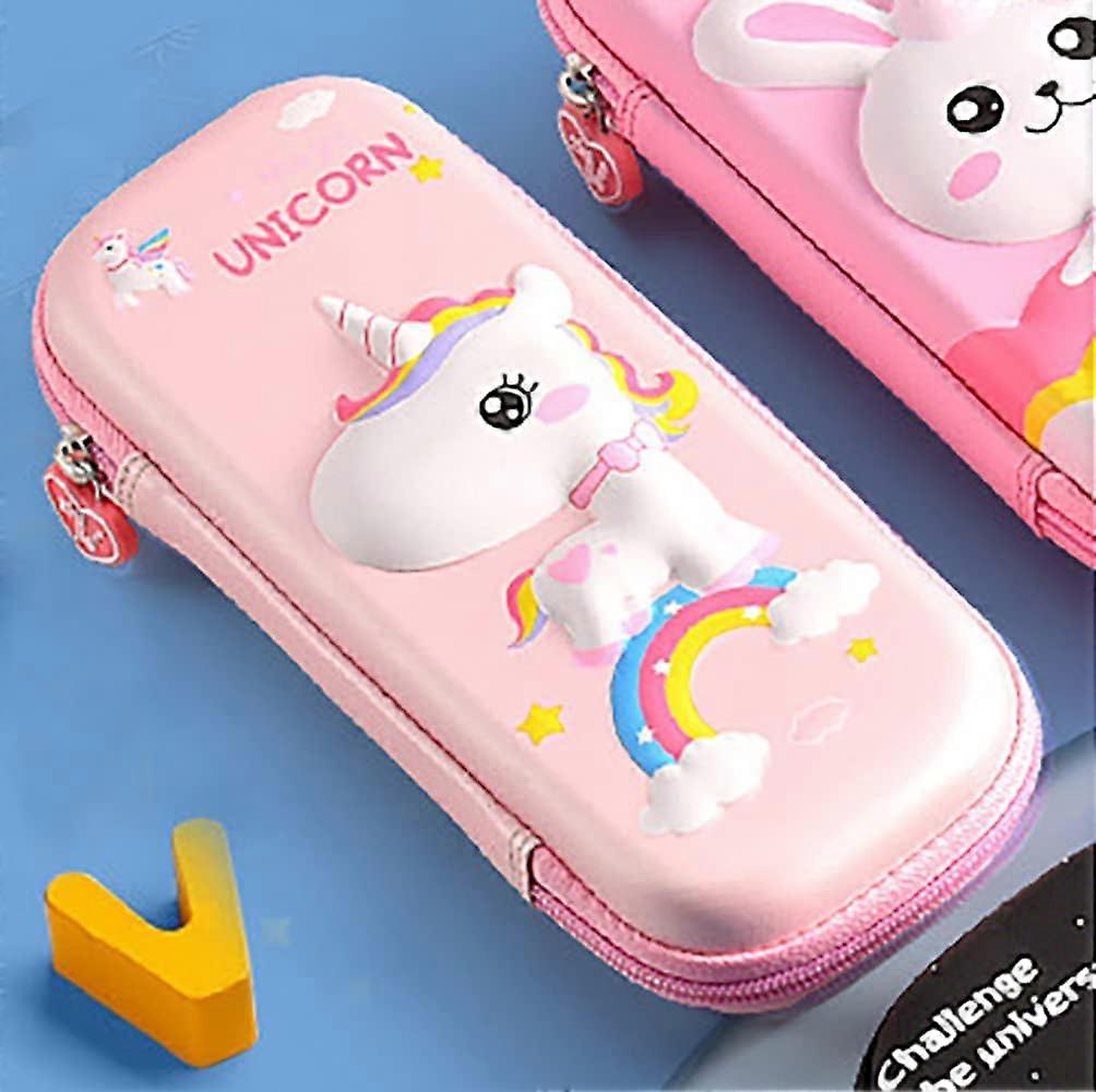 3D Pencil Case for Kids, Waterproof Pencil Box with Compartments Cute ...