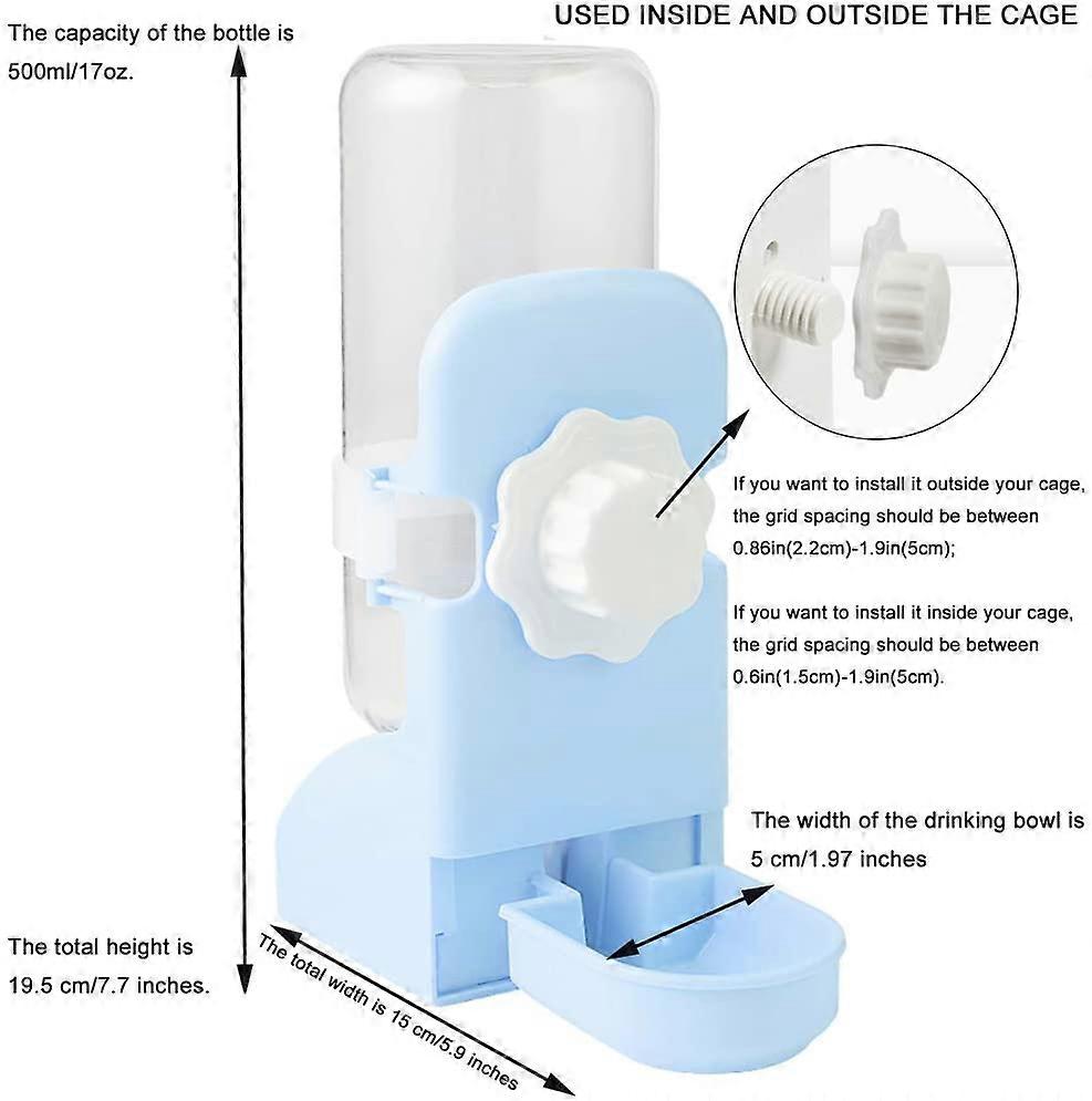 Automatic Small Animal Water Dispenser and Small Hanging Drinker for ...