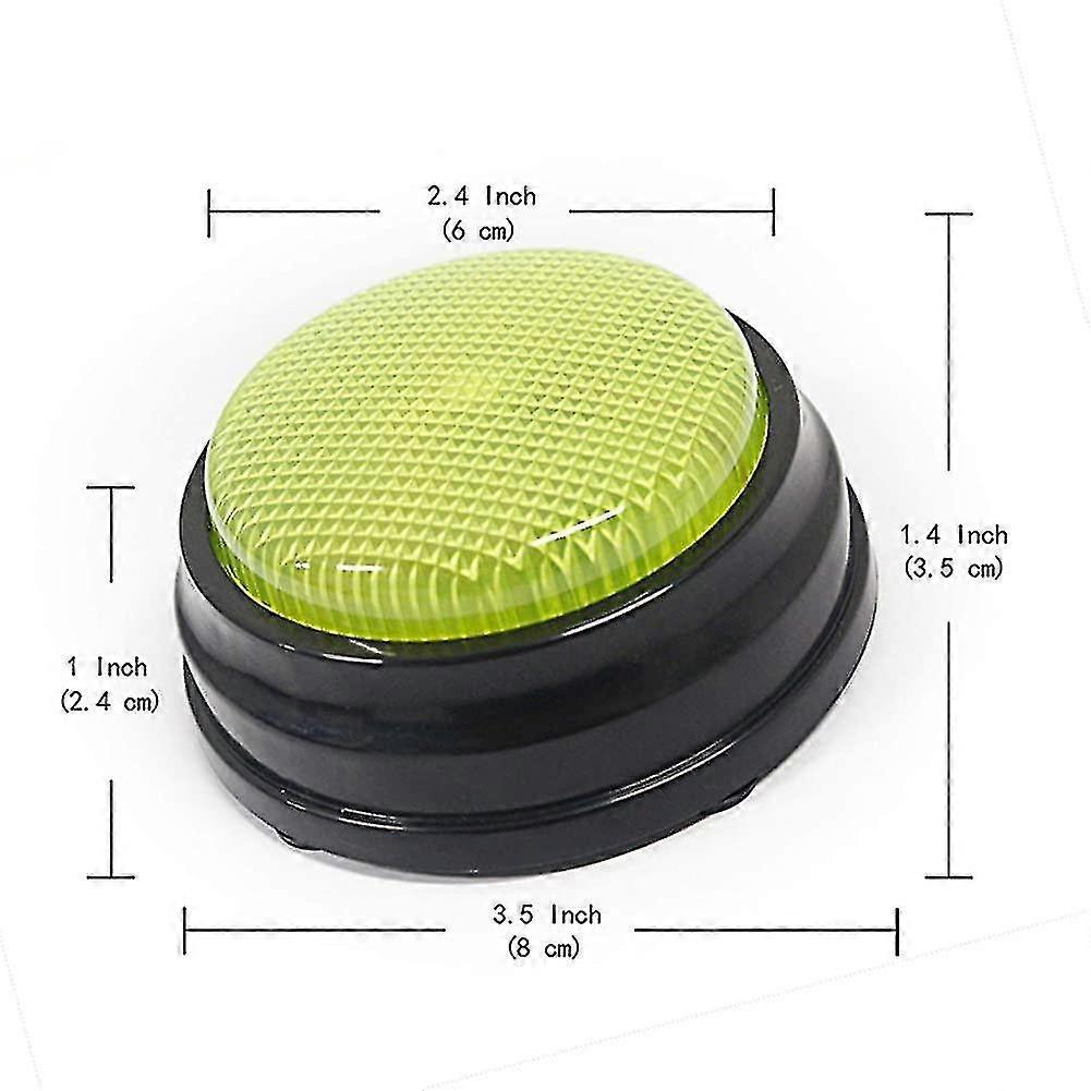 Voice Recorder Button, Recordable Talking Button Game Buzzers With Led Function | Fruugo UK