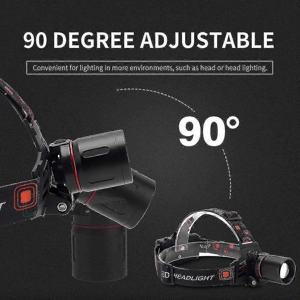 Red Headlamp, Red Led Hunting Headlamp, Rechargeable Headlamp With Red ...