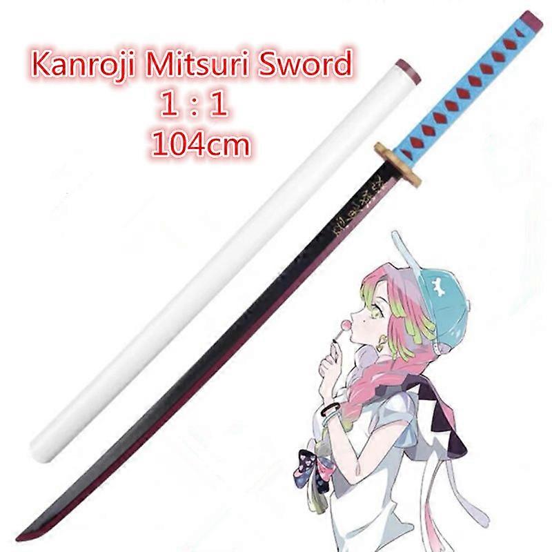 Demon Slayer Sword 1:1 Weapon Cosplay Kimetsu no Yaiba Sabito Black ...
