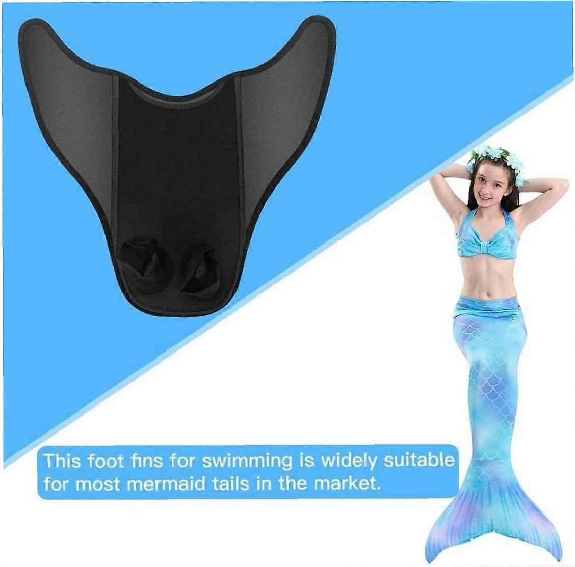 Mermaid Tails Monofin Swim Fin One-piece Monolithic Swimming Diving ...