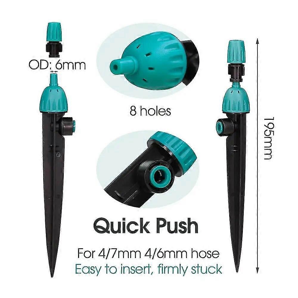 Excellent 45-60w Self-priming Pressurize Pump Garden Drip Watering Kit ...