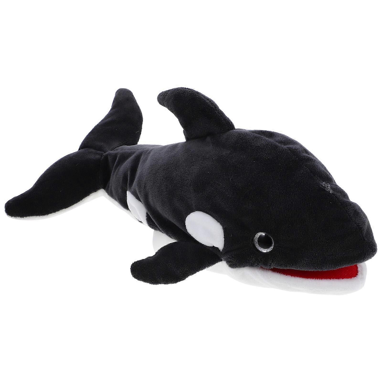 Plush Whale Hand Puppet Stuffed Ocean Animal Interactive Cartoon Whale ...