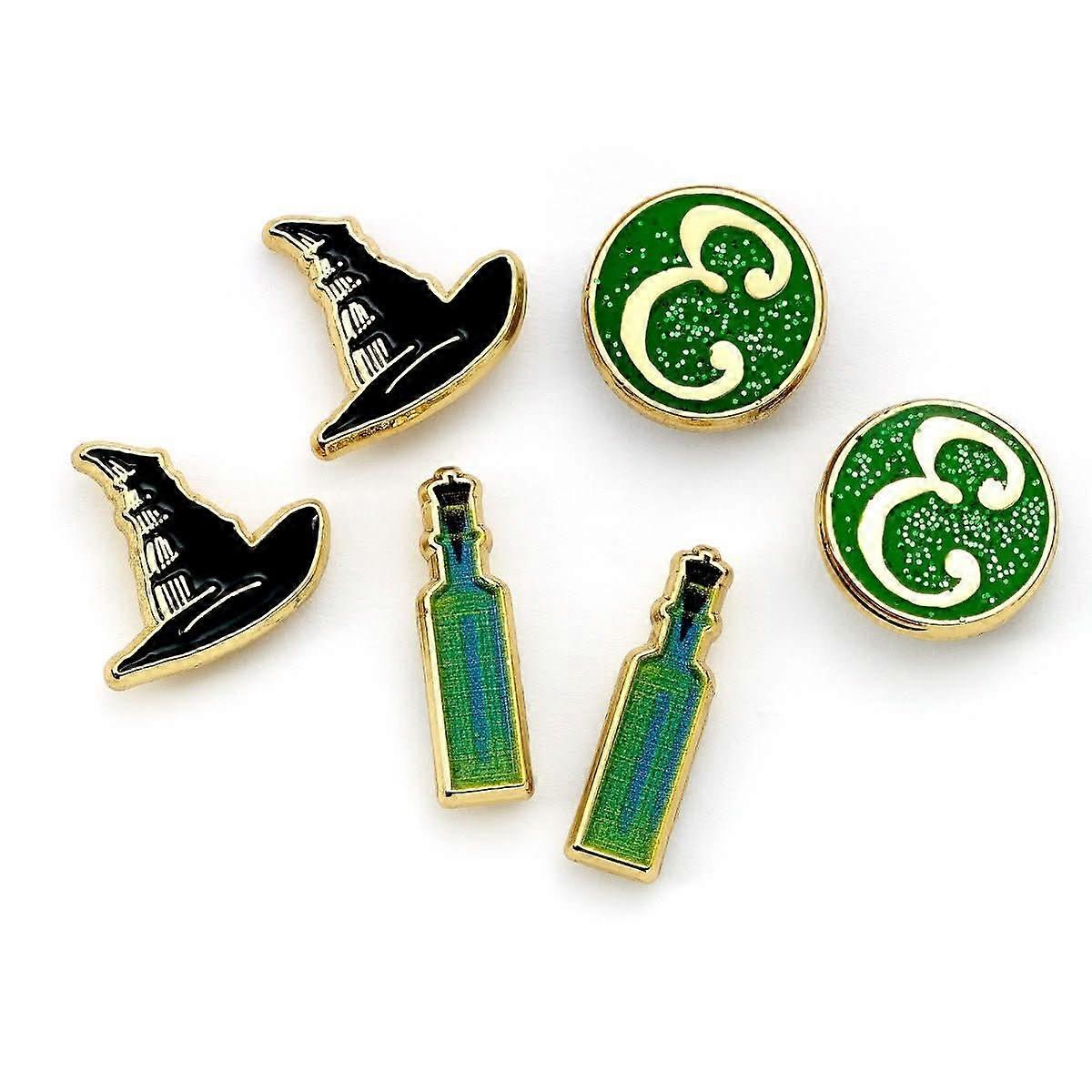 Wicked Hat, Potion and E logo Stud Earring Set WKSE0002 | Fruugo UK
