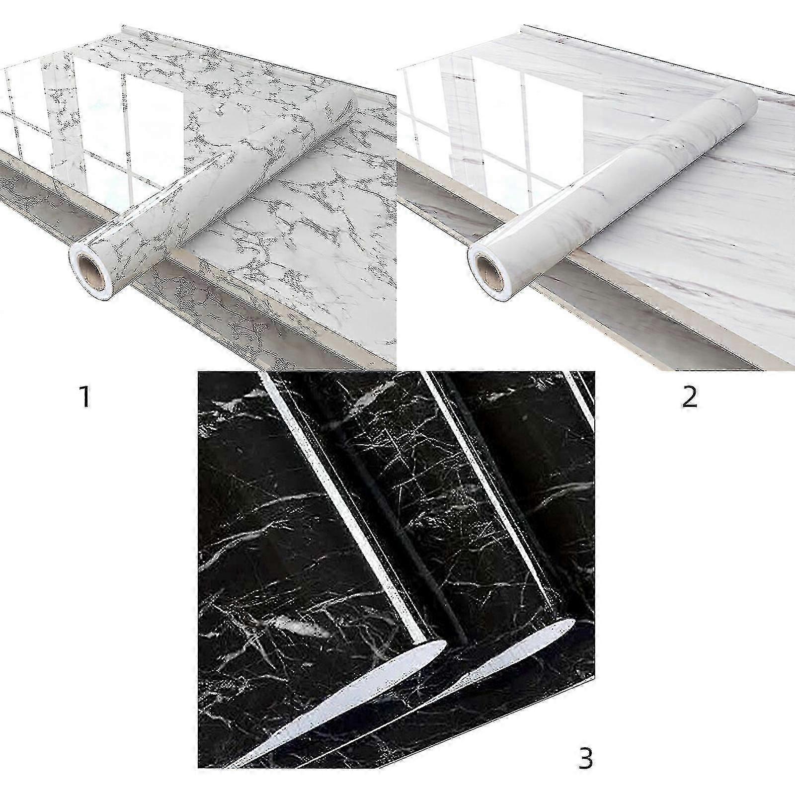 Marble Waterproof And Oilproof Wallpaper Sticker For Easy Furniture ...