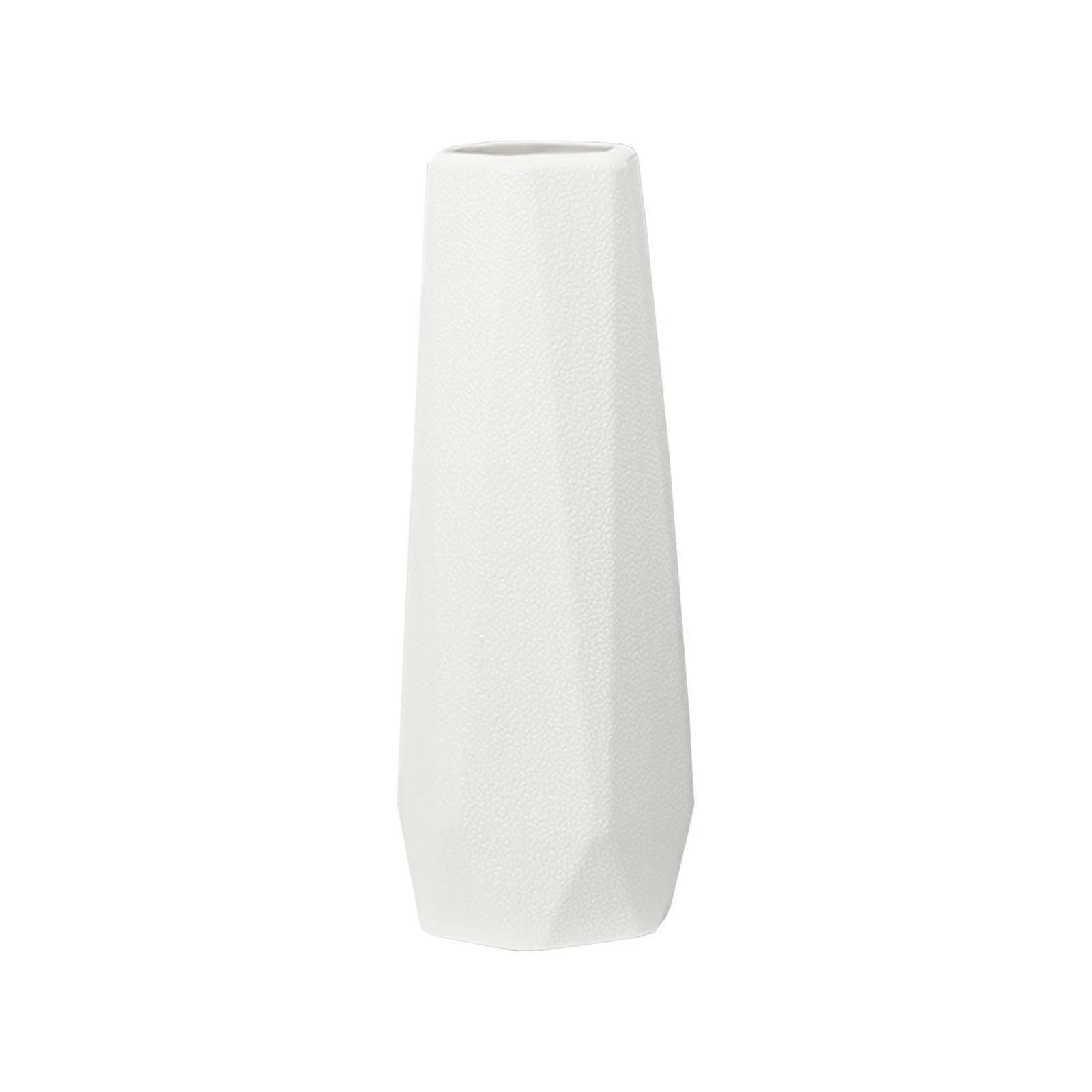 Imitation Glazed Plastic Vase, Dried Flower Pot for Living Room, Flower ...