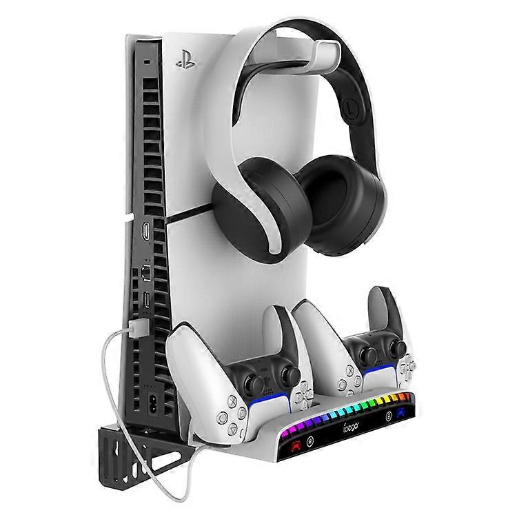 IPEGA PG-P5S011 For PS5 Slim / PS5 Wall Mount Charging Dock with RGB ...