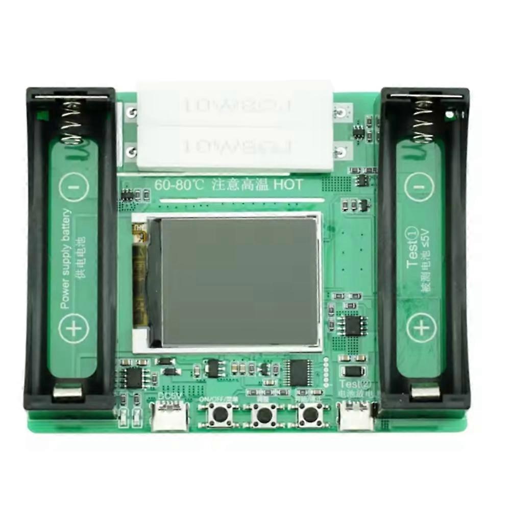 18650 Type-C LCD 1 Channel Display Battery Capacity Tester MAh Lithium ...
