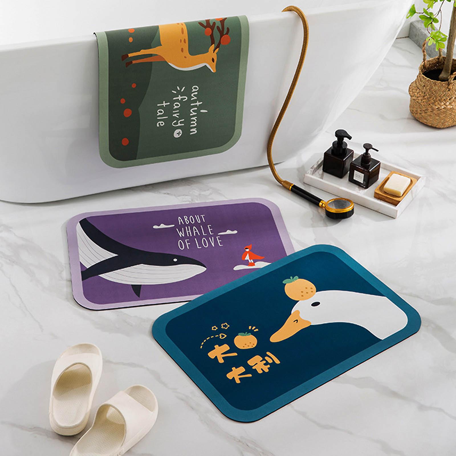 Cartoon Non-Slip Floor Mat Washable Kitchen Door Entrance Carpet Rug ...