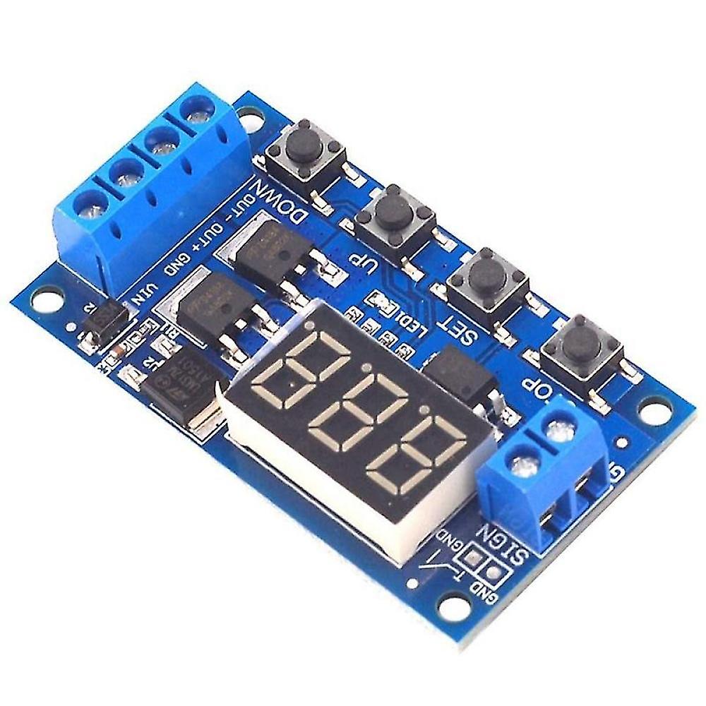 Dc 12v 24v Led Light Digital Time Delay Timing Delay Relay Switch Circuit Dual Mos Tube Control ...