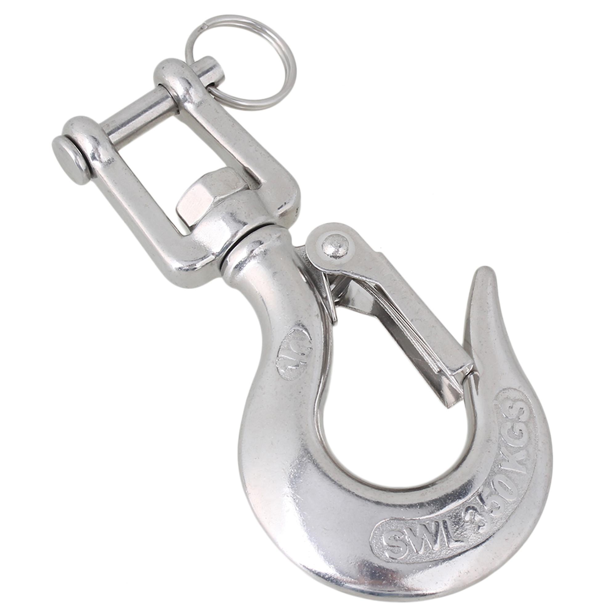 304 Stainless Steel American Type Swivel Hoisting Clevis Hook 350KG ...