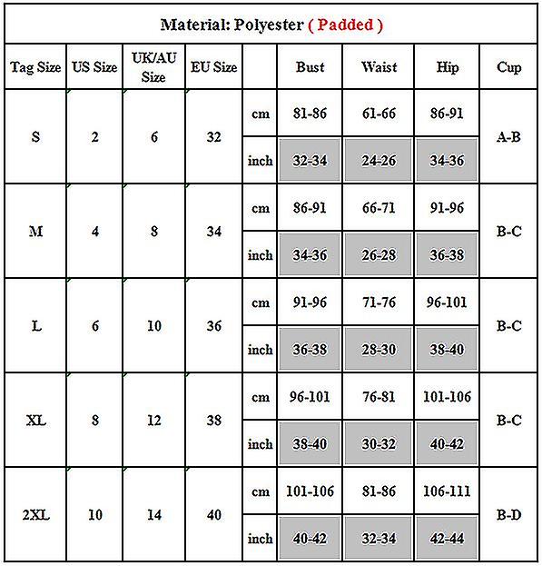 Womens Push Up Halter Swimsuit Swimwear Bathing Suit One Piece Monokini ...