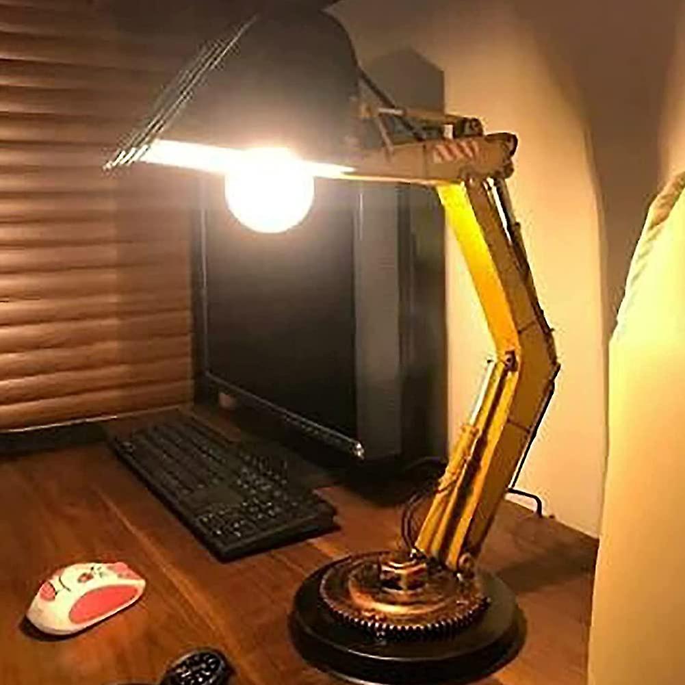 Digger Desk Lamp Movable Table Lamp LED - Unique Excavator Desk Lamp ...