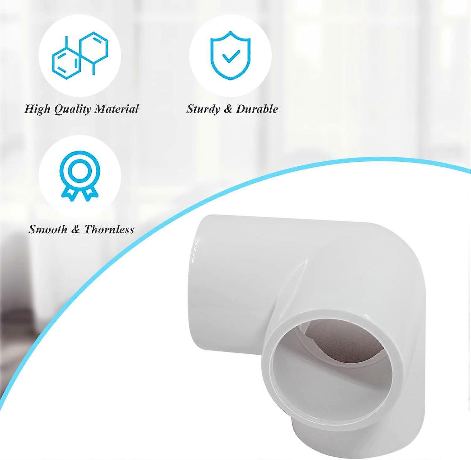 3-Way PVC Fittings, 1/2" PVC Elbow 90 Degree PVC Furniture Fittings PVC ...