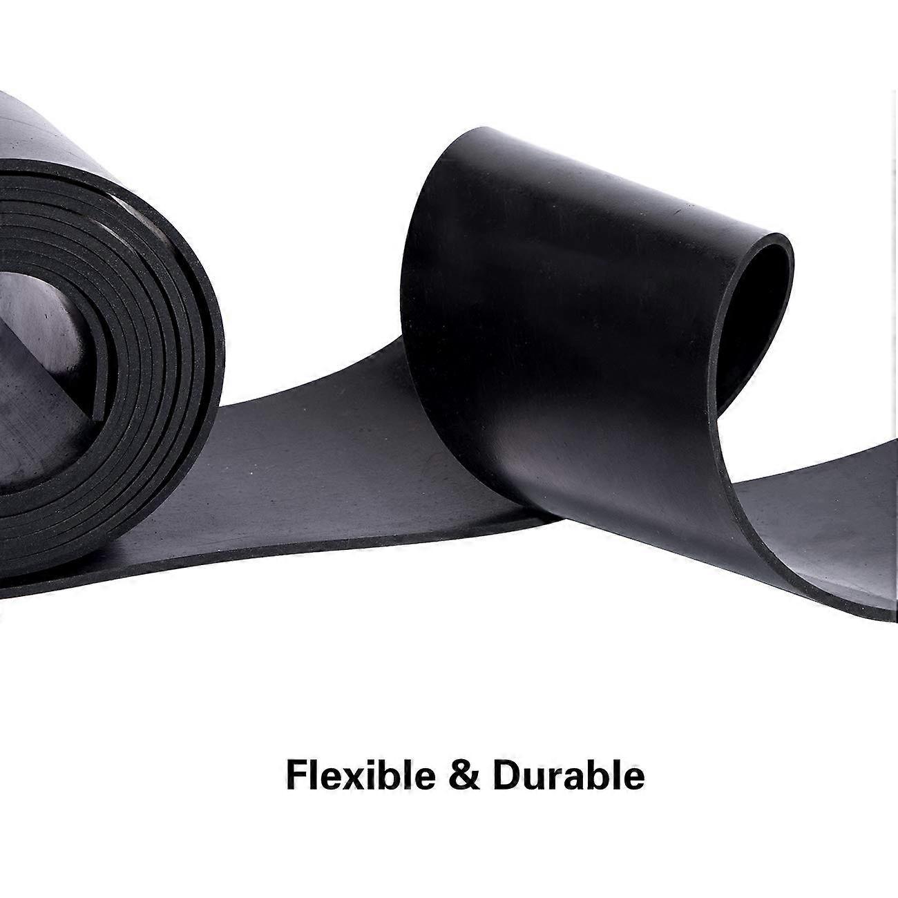 Neoprene Rubber Sheet Roll - 1/8 Inch Thick, 4 Inch Wide, 10 Feet Long ...