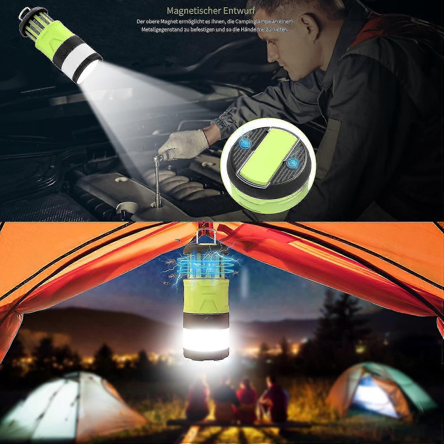 Camping Lamp Led Camping Lantern Foldable Insect Killer - Mosquito ...