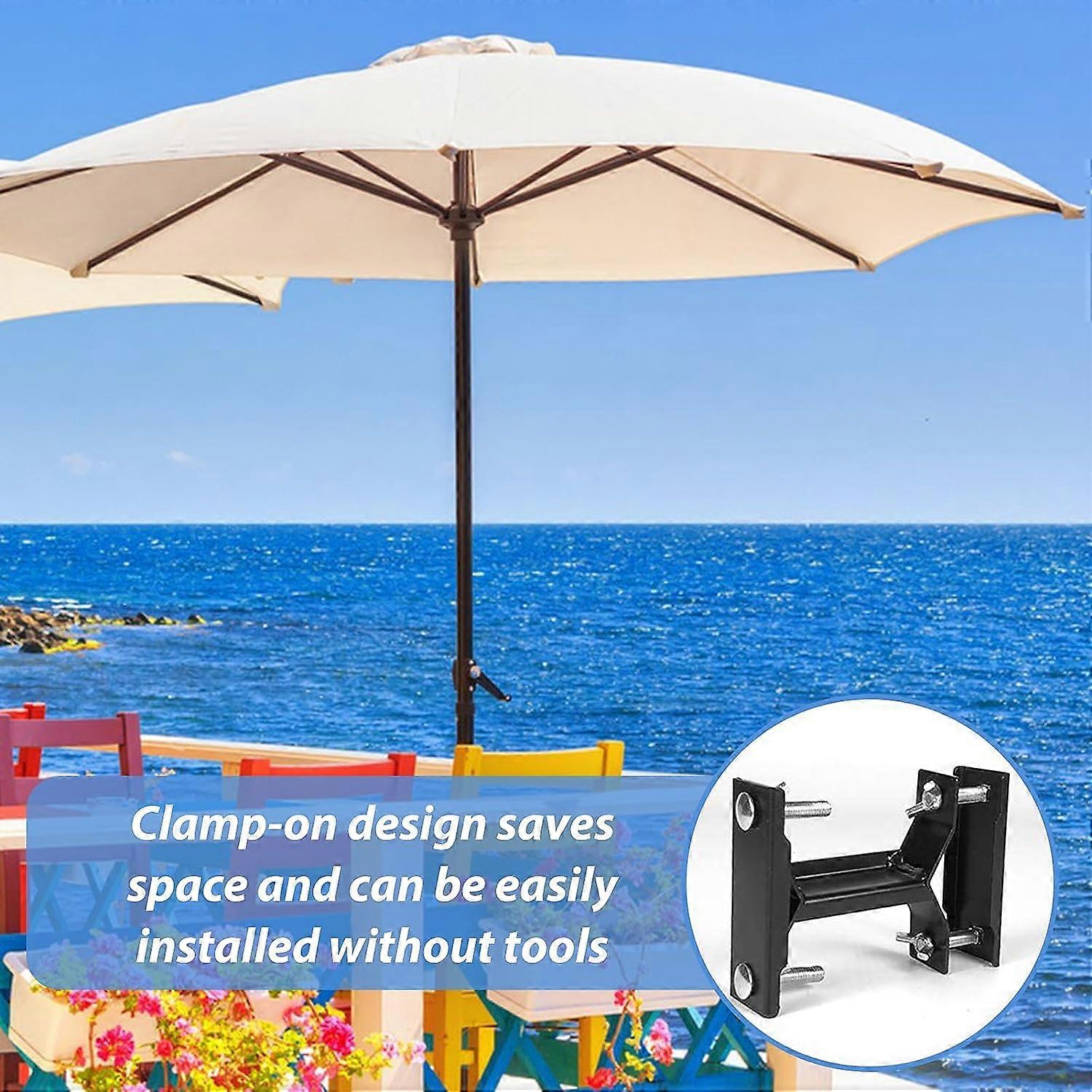 Sombrillas Para Patio MOLIGOU Deck Umbrella Clamp, Parasol Holder Clip ...