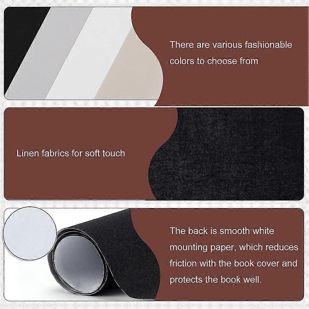 4Pcs Book Cloth for Book Binding 4 Colors 16.93 x 18.9 Inch Book Cloth ...