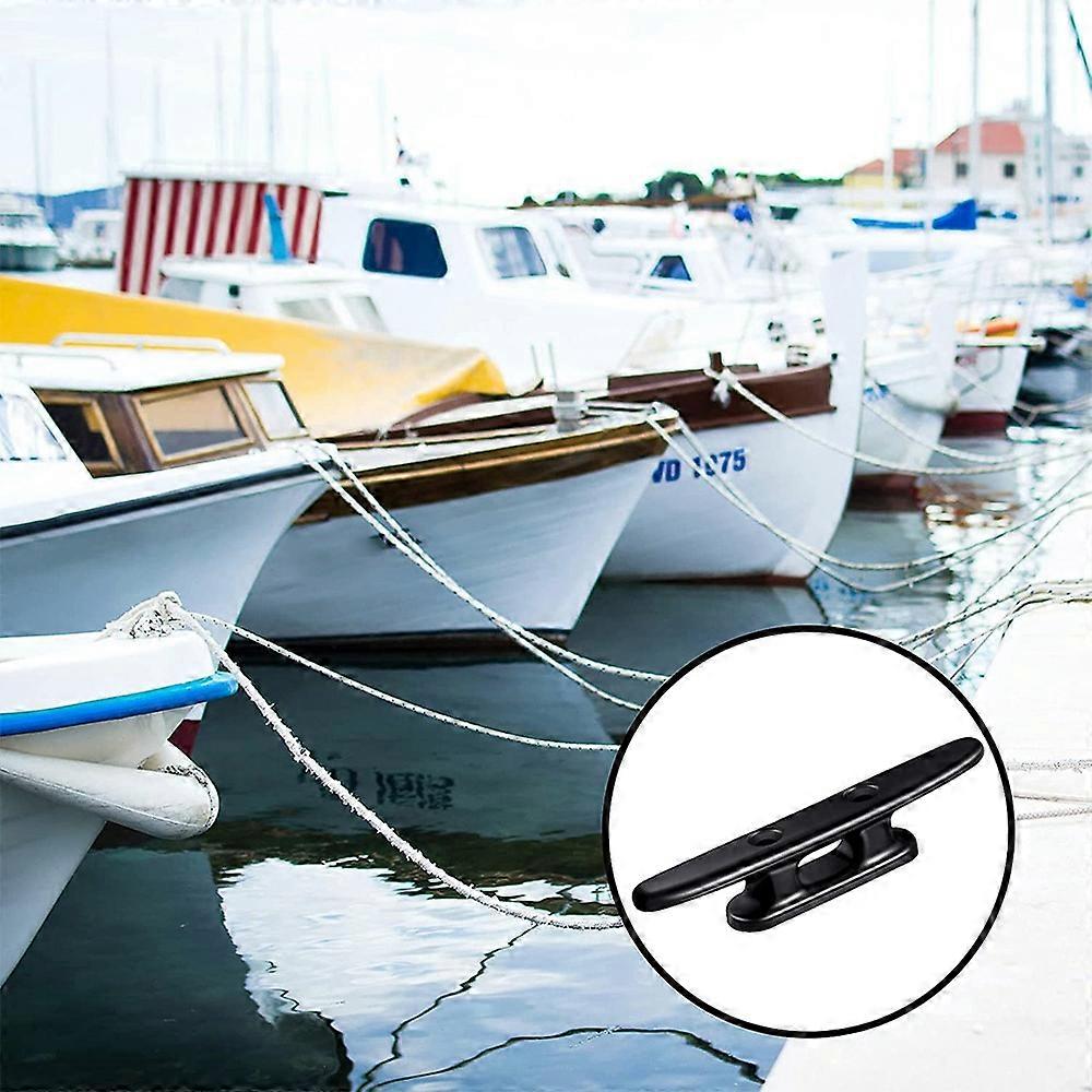 4Pack 4 Inch Black Boat Cleat Kayak Cleats Boat Dock Cleats Boat Kayak ...