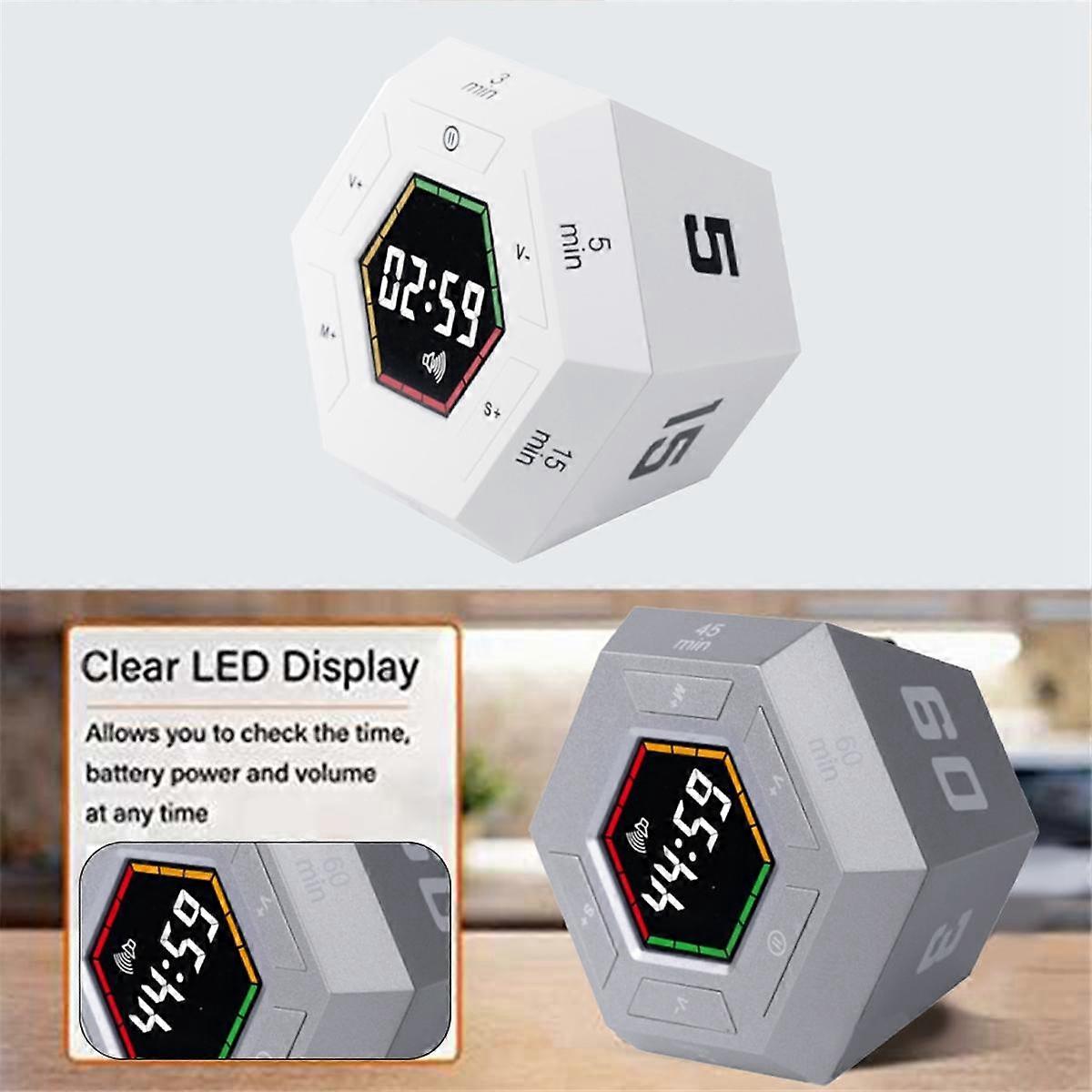 Pomodoro Timer, Productivity Timer,3, 5, 15, 30, 45, 60 Minute Preset ...