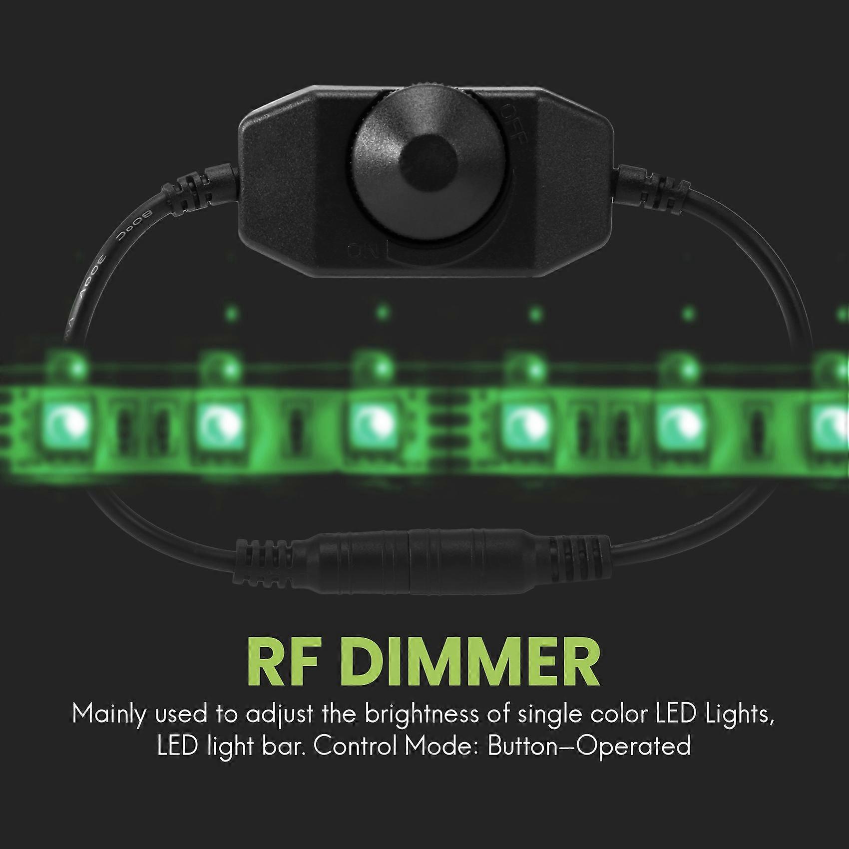 12V / 24V 6A LED Dimmer Controller Adjust brightness for easy Color ...