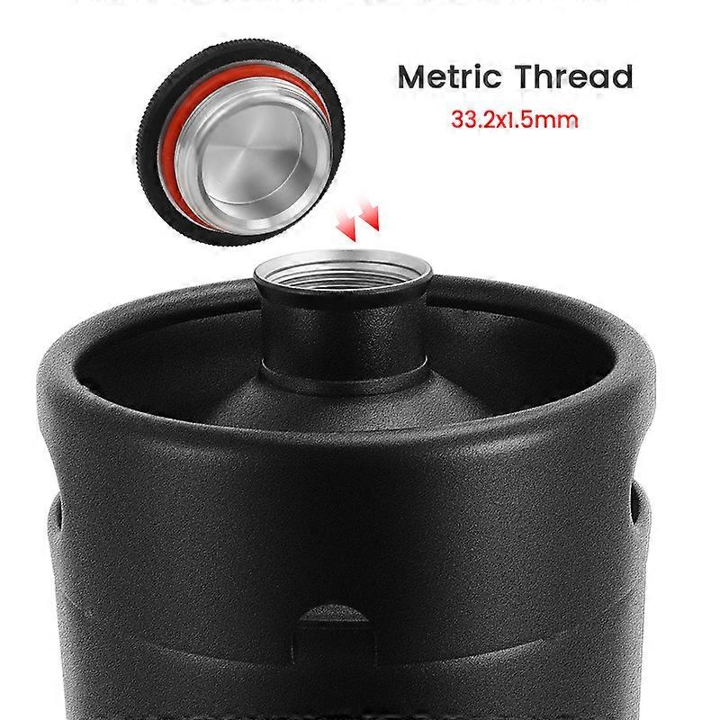 2L/3.6L/5L Beer Barrel Mini Keg, Matte Black Home Brewery Growler Kegs ...