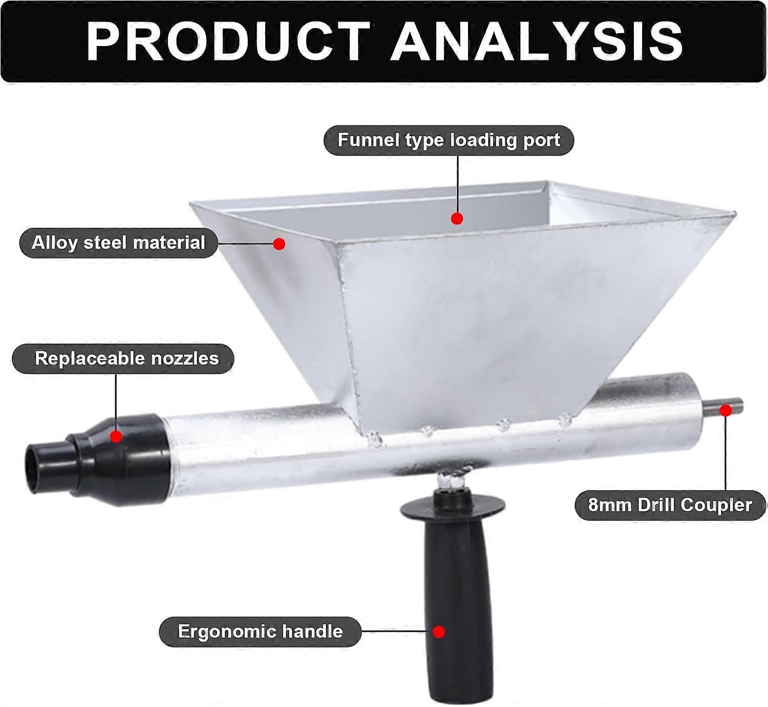 Cement Caulking Gun, Electric Grouting Gun for Mortar Electric Cement ...