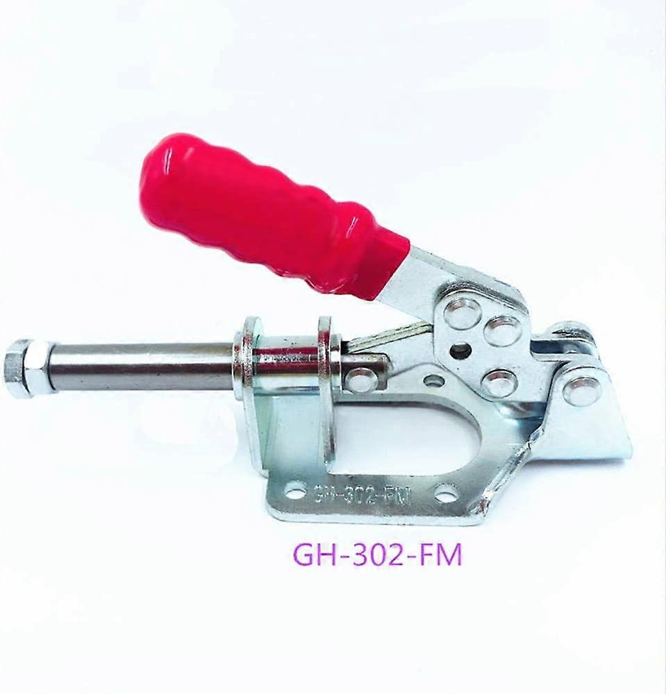 2 Pcs 32MM Toggle Clamps GH-302-F, Push Pull Type 136kg Holding Capacity Vertical Quick Release ...