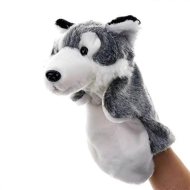 Children Plush Animal Cat Hand Dolls Puppet Marionetes Hand Doll Early ...