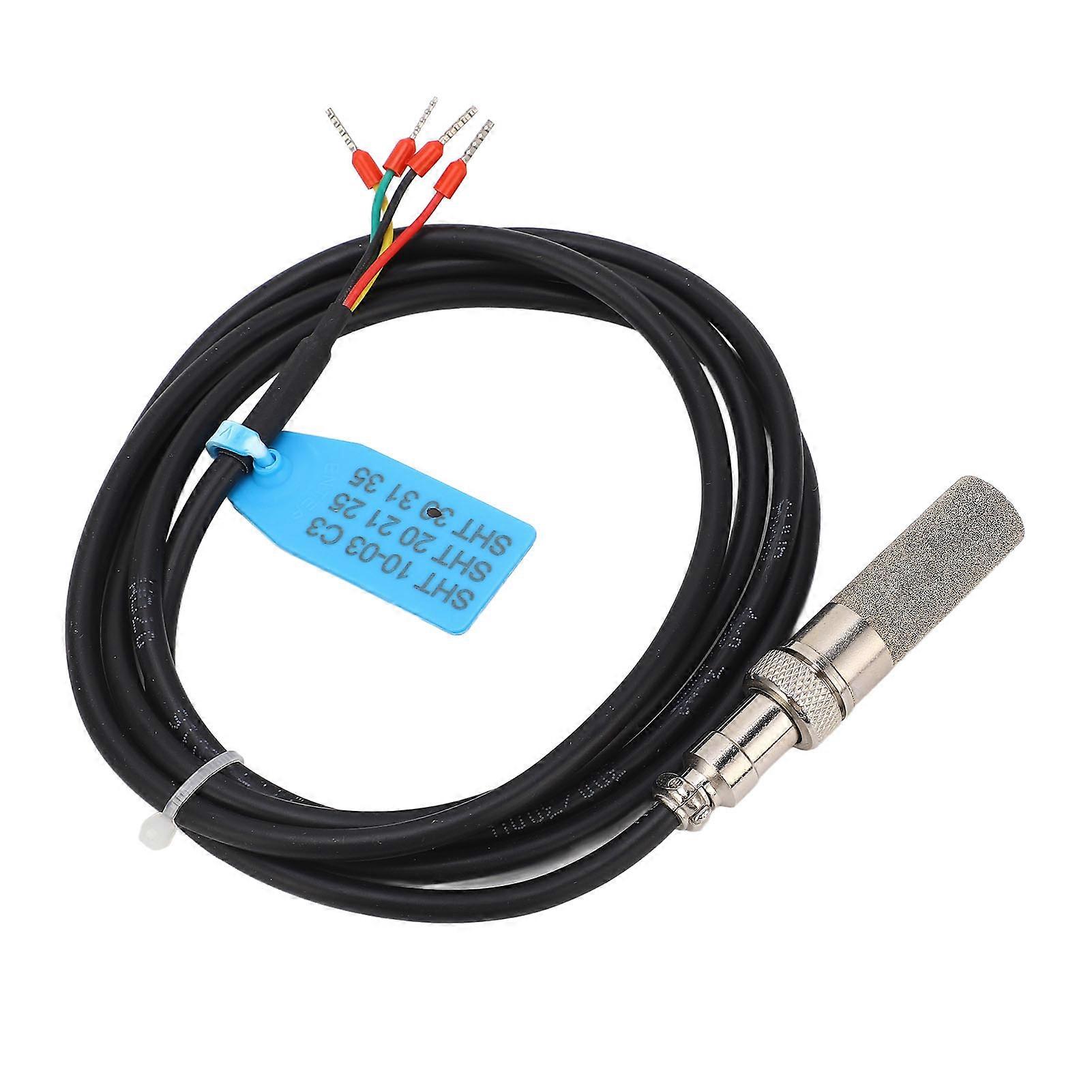 Temperature Humidity Sensor Probe FS200 SHT41 I2C Output Digital Soil Temp Humidity Sensor Probe ...