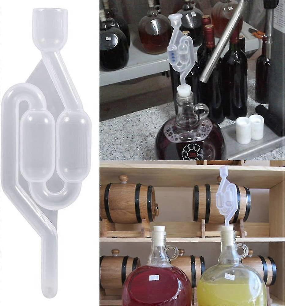 fermentation bung, plastic gardener tubes with lid, airlock bubbler ...