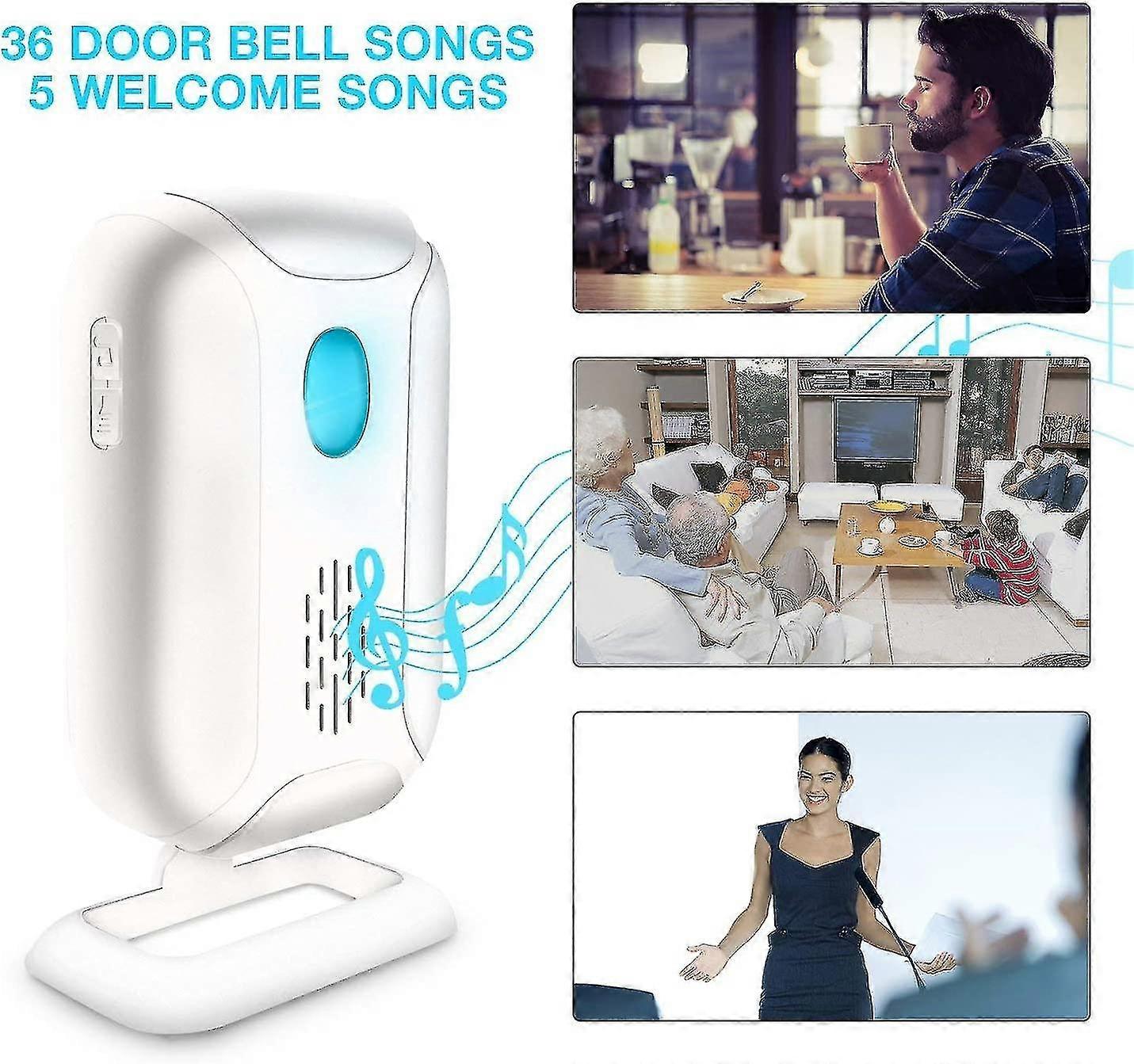 Infrared Doorbell Alarm Sensor Bell Passage Charger Or Entrance ...