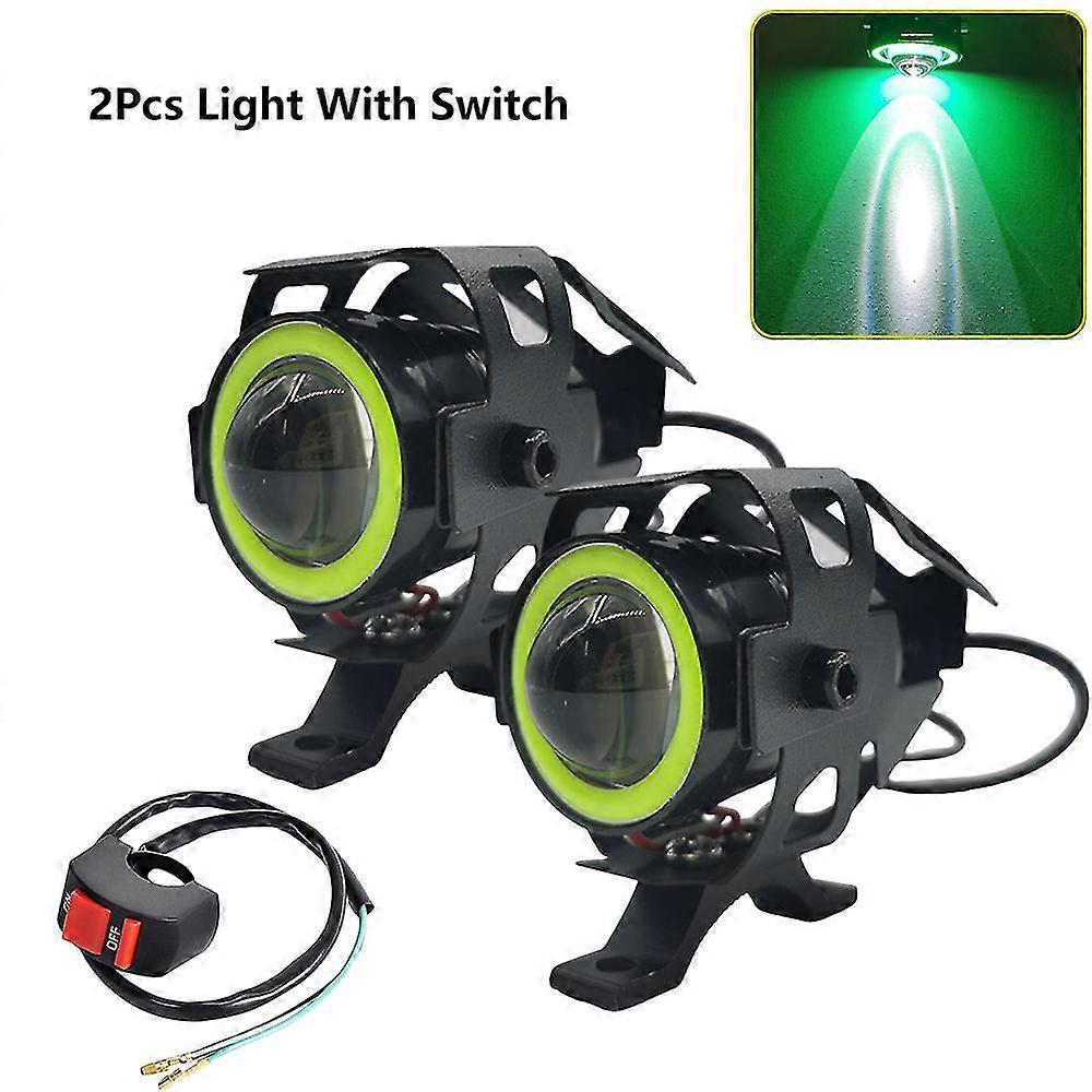 Angel Eyes Auxiliary Led Lights For Motorcycle Headlight 12v Flashing ...