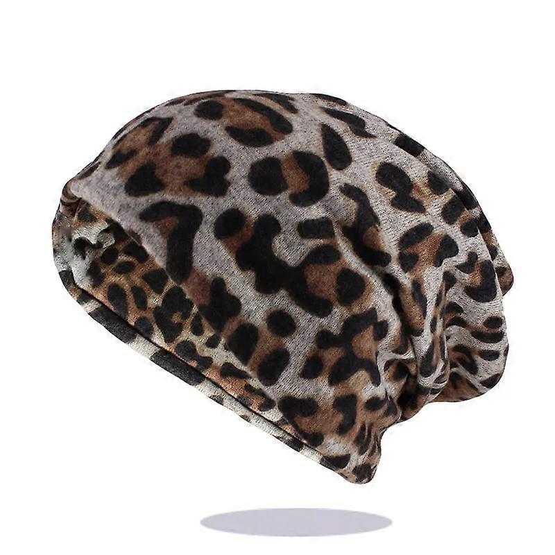 Hip Hop Women Fashion Leopard Print Warm Hat Caps For Girl Dot Spring ...