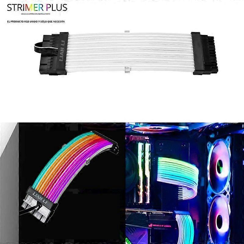 LIAN LI Strimer plus 24Pin ATX RGB PSU Extension Cable with Triple 8Pin ...