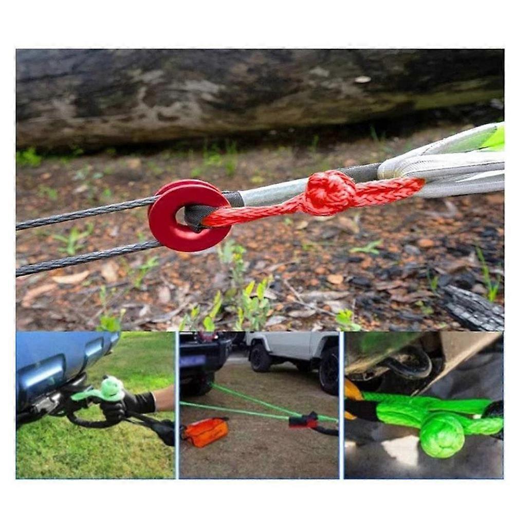 Winch Snatch Recovery Rings 41000lbs Break Strength Rope Retention ...