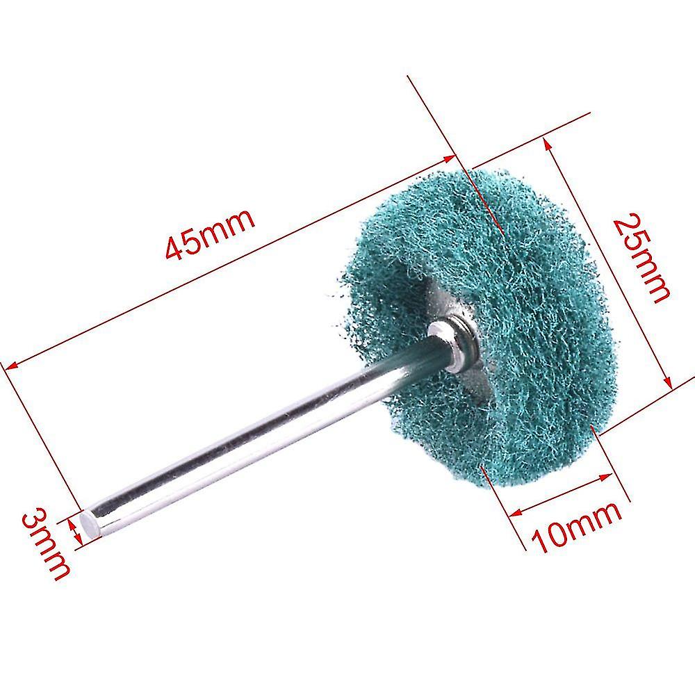 Stor 100 Pieces 1 Inch Abrasive Wheel Buffing Polishing Wheel Set ...