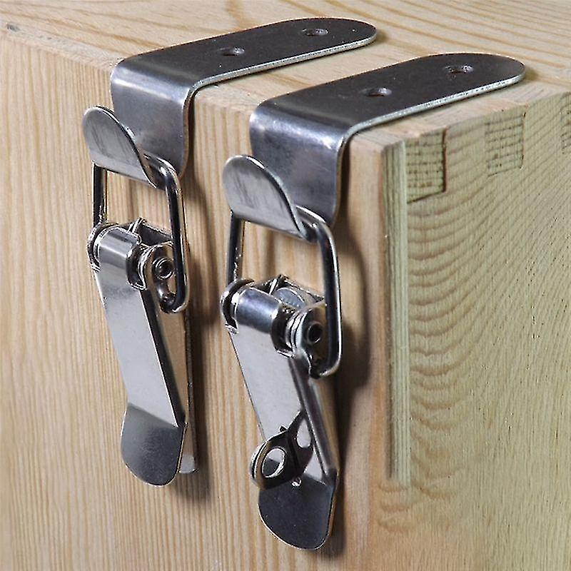 90 Degrees Duck-mouth Buckle Lock Stainless Steel Spring Loaded Draw ...