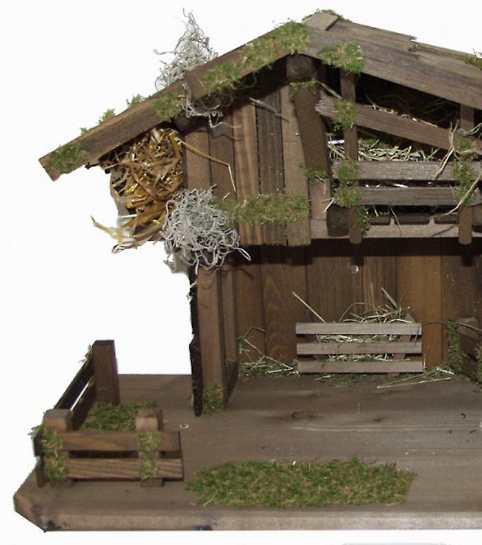 Crib James Wood crib Nativity Christmas Nativity stable | Fruugo UK