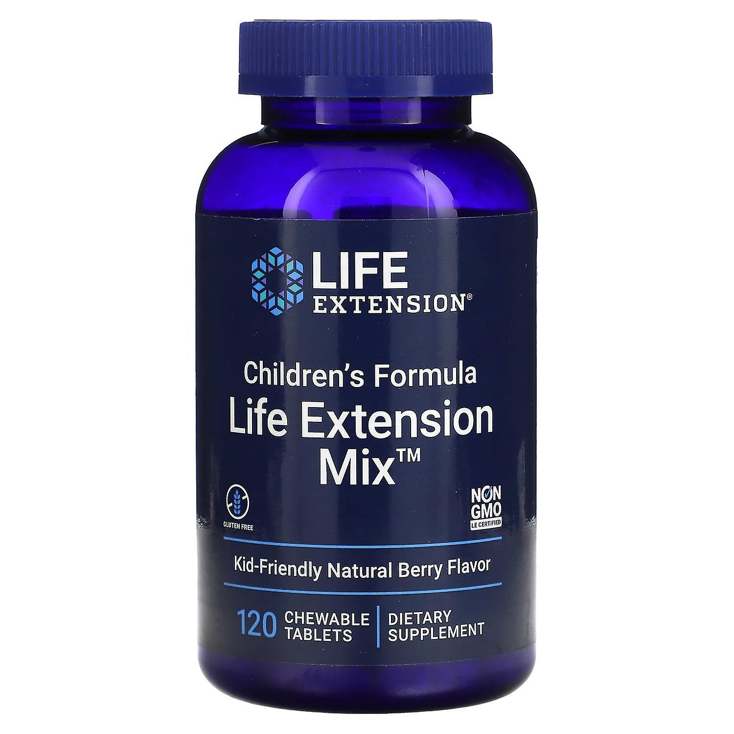 Life Extension, Children's Formula, Life Extension Mix, Natural Berry ...