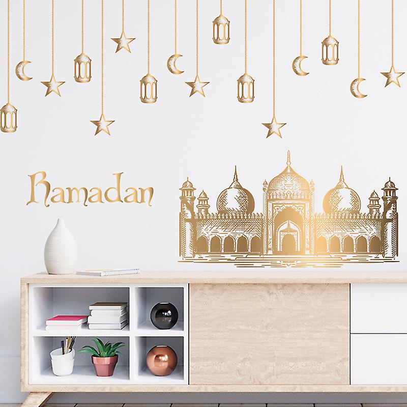 Ramadan Window Sticker Eid Mubarak Ramadan Decoration Islamic Muslim ...