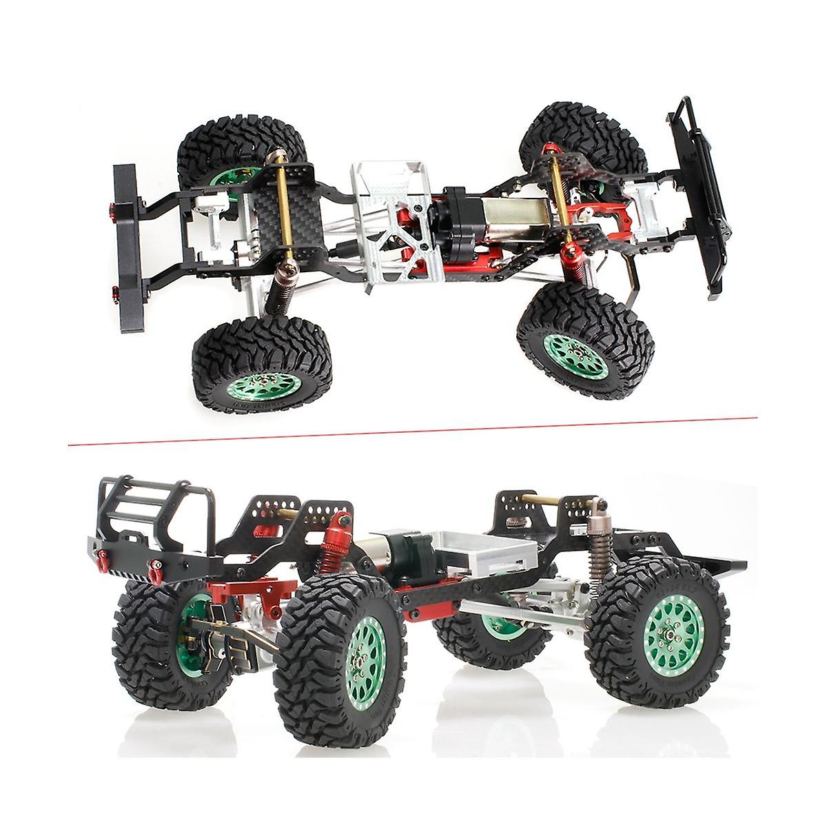 Lcg Carbon Fiber Chassis Kit Frame Girder Rail For Trx4m 1/18 Rc ...