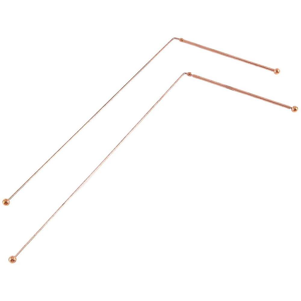 Copper Dowsing Rods - 99.9% Pure Copper 2pcs Divining Rods Energy Water ...