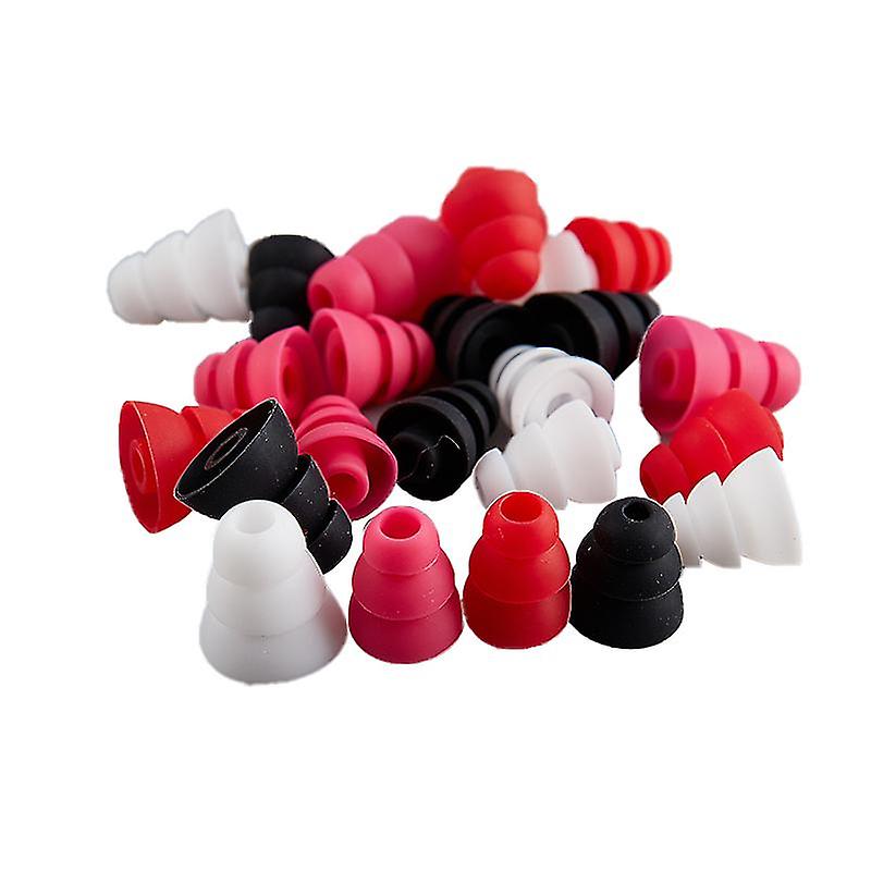 6pcs Three Layer Silicone In-ear Earphone Covers Cap Replace Earbud Bud ...