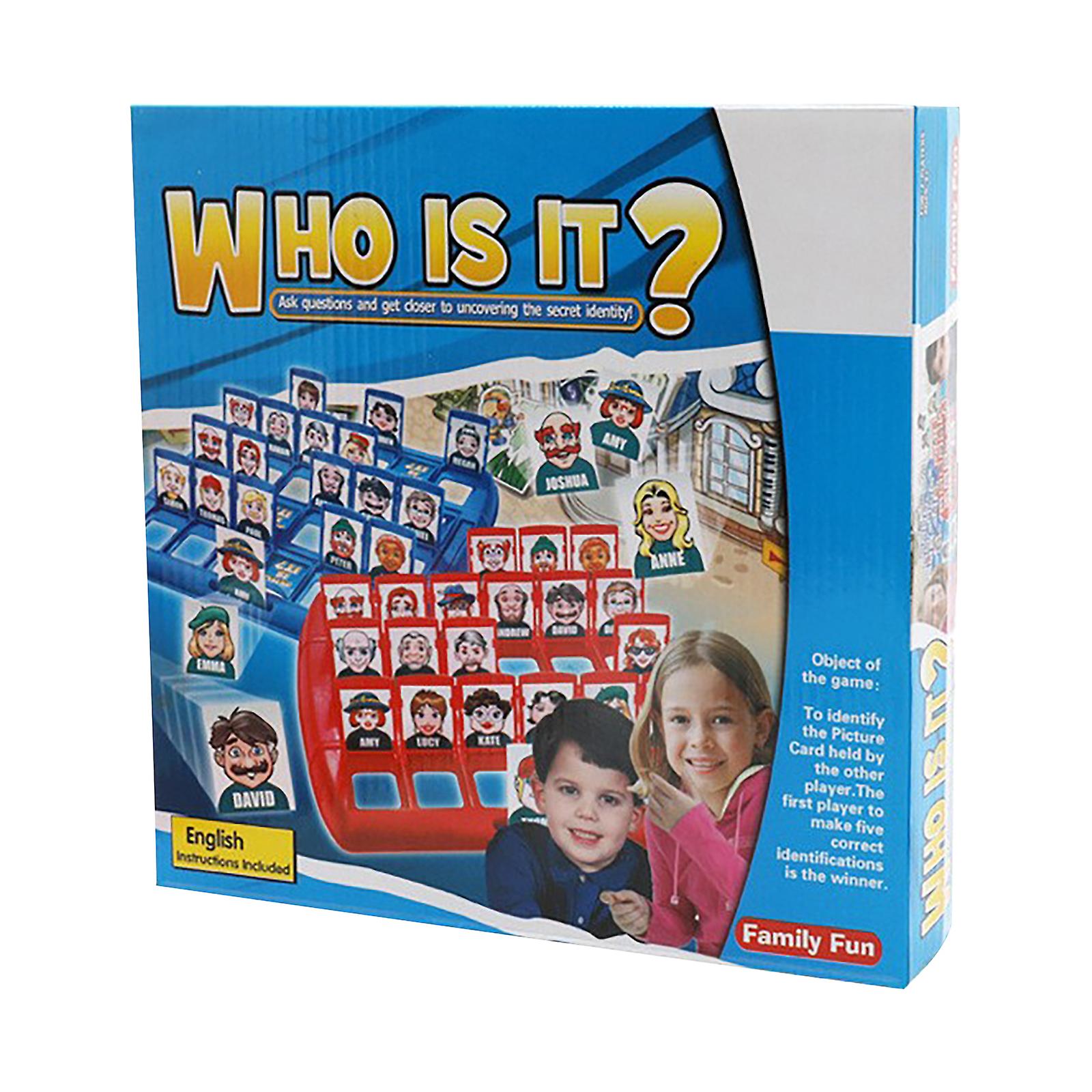 Who Is It Classic Board Games Interactive Party Game Family Memory ...