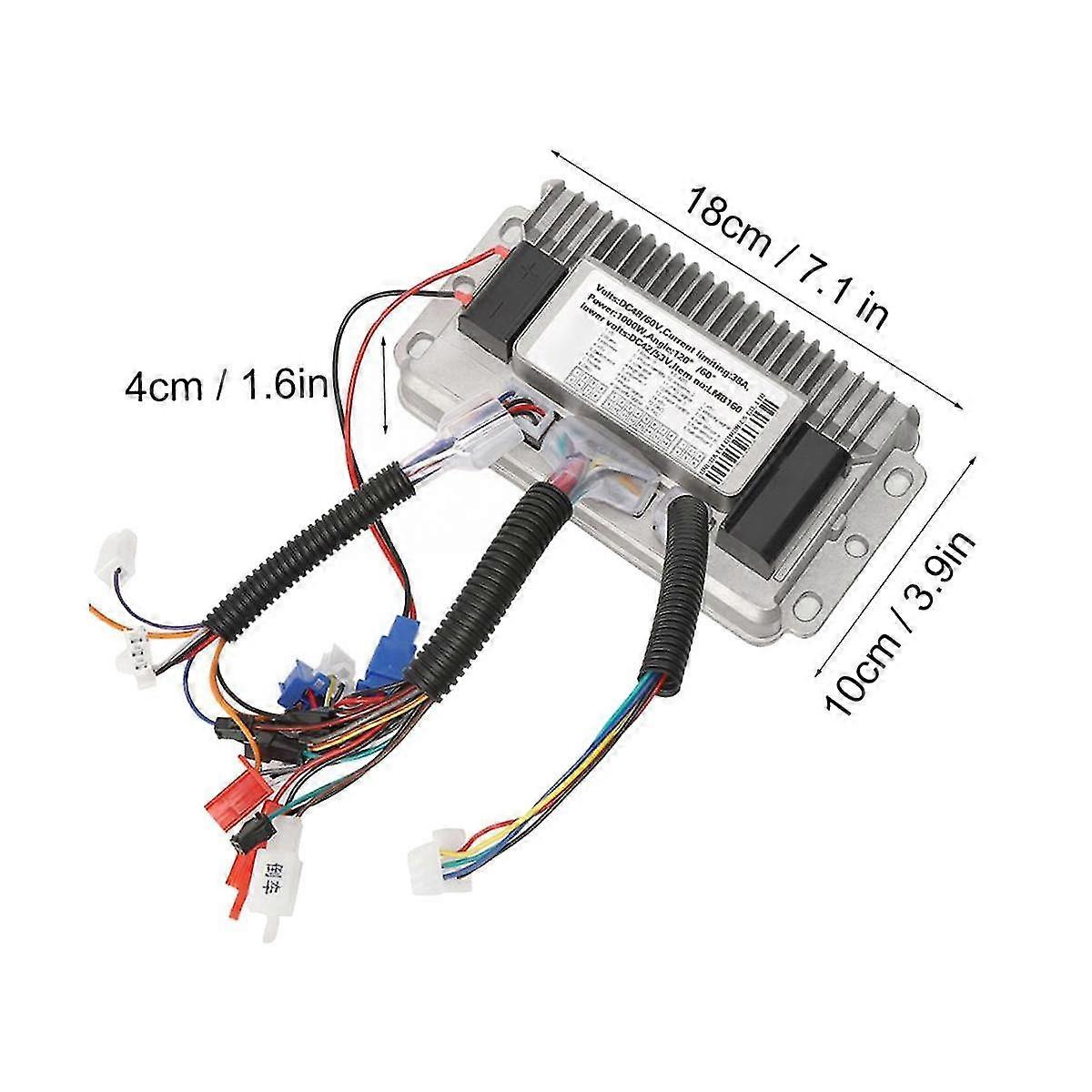 48v-60v 1000w Brushless Controller Shell Electric Bicycle Scooter E ...