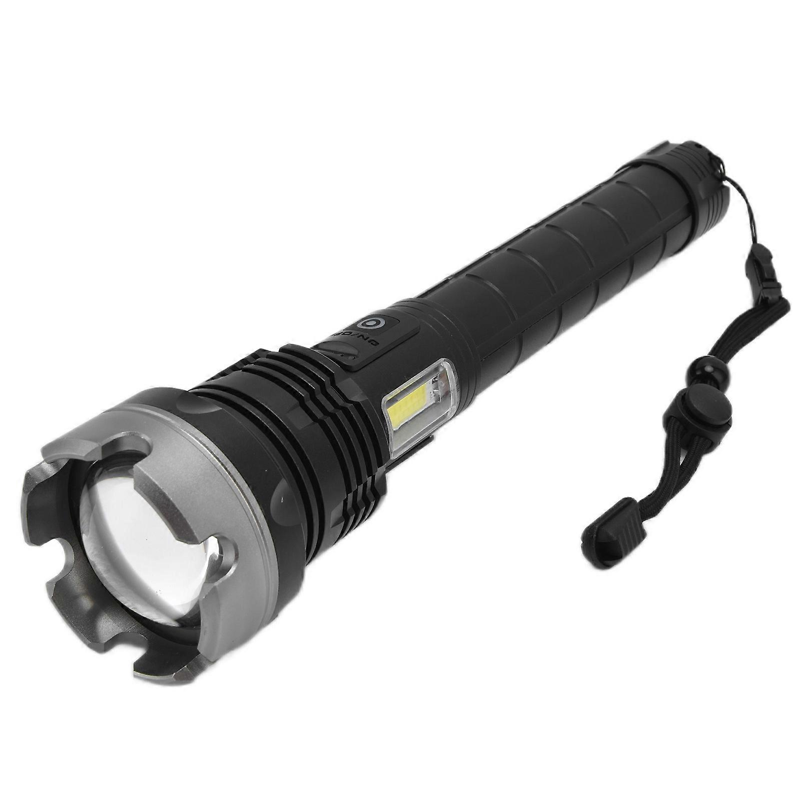 P90 Powerful Flashlight 5000LM Telescopic Zoom Flashlight IP65 ...